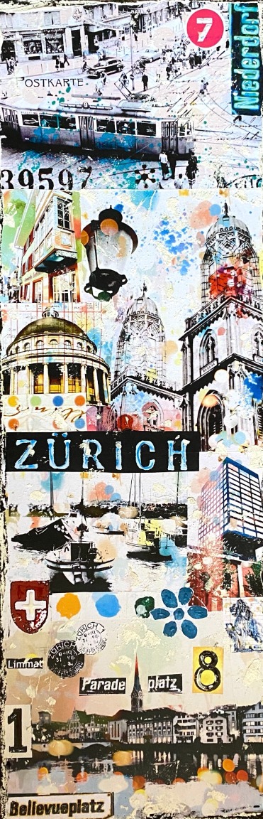 ZH Collage 4253 (Marion Duschletta) - KUNSTWARENHAUS ZUERICH - günstige, moderne Kunst (Abstrakt ...