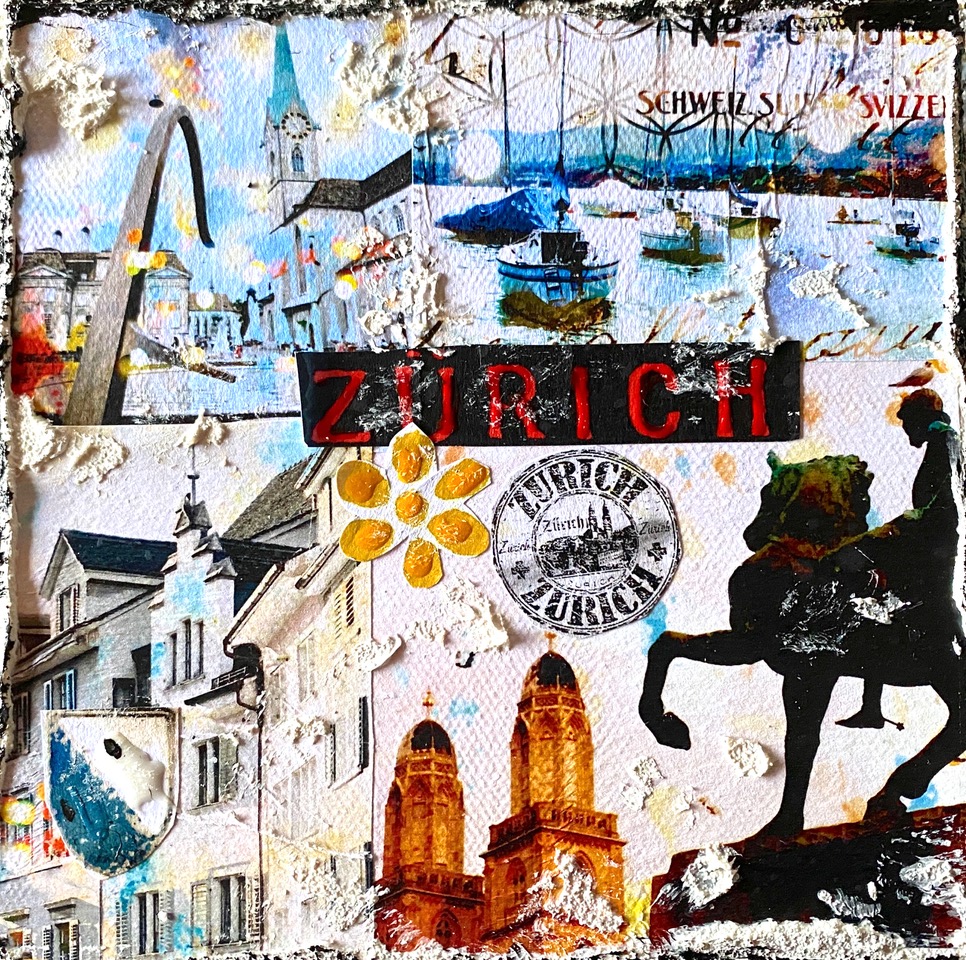 ZH Collage 4275 (Marion Duschletta) - KUNSTWARENHAUS ZUERICH - günstige, moderne Kunst (Abstrakt ...